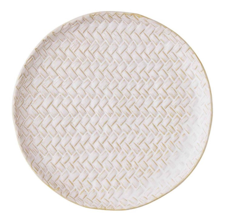 BASKET WEAVE PLATE – 305 Deco Living & Co. LLC